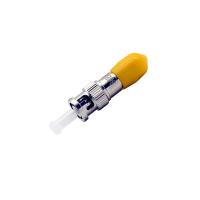 China ST APC Female to Male Plug-In Fixed Fiber Optical Attenuator with 1-25dB Attenuation and Low Insertion Loss for sale