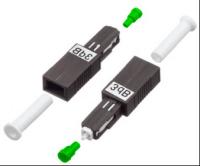 China MU APC Female to Male Fixed Fiber Optic Attenuator with 1-25dB Range and High Return Loss for sale