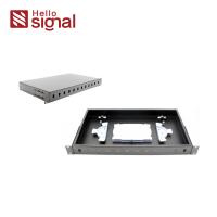 China 1U/2U/3U 19 Inch Rack Mountable Fiber Optic Patch Panel with CRS Cold Rolled Steel and Slide Rail Installation for sale