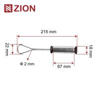 China FTTH Stainless Steel Flat Cable Drop Clamp and Wire Clamp for sale