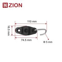 China FTTH Combination Flat Cable Drop Clamp ZCSPC-09 - Precision Clamping for FTTH Cabling Infrastructure for sale