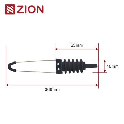 China FTTX ADSS Tension Anchor Clamp ZCPGC-04 - High-Strength Solution for Fiber Overhead Wire Cable Suspension for sale