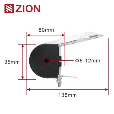 China ZCTGC-02 - FTTX ADSS J Hook Suspension Clamp for ADSS Fiber Optic Round Cable for sale