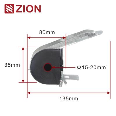 China ZCTGC-04 - FTTX ADSS Suspension Clamp with J Hook for ADSS Fiber Optic Round Cable for sale
