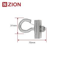China ZCGSC-01 - Hoop Retractor/Pole Brackets for FTTH Drop Optical Cable - Galvanized Suspension Hook & Q Span Clamp for sale