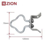 China ZCGSC-07 - Hot Galvanized Steel Plum Blossom Type Pole Bracket Anchor with Hoop Retractor for FTTH for sale