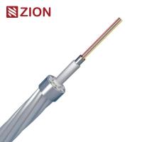 China Central Al-Covered Stainless Steel Tube OPGW Design | Enhanced Optical Ground Wire for Overhead Power Lines for sale