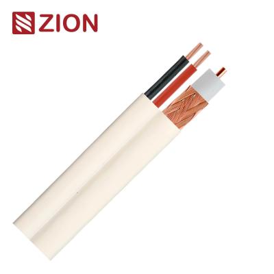 China NO 7102028 RG59/U Coaxial Cable 95% CCA With Copper Clad Aluminum Braiding + 2C 18AWG CMP | UL E541136 Certified for sale