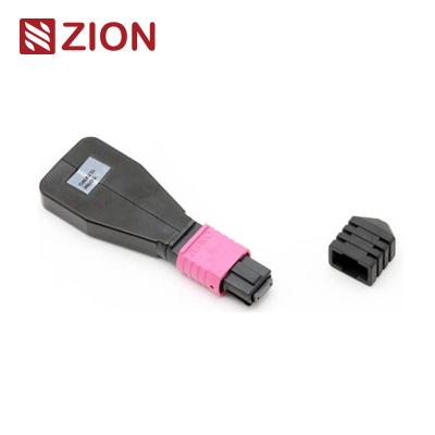 China 24 Fibers MTP OM4 Fiber Optic Loopback Module Cable for 40/100G Network Testing for sale