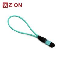 China 12 Fibers MTP OM3 Fiber Optic Loopback Module for 40/100G Network Testing for sale