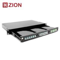 China 1U Rack Mountable MPO Patch Panel with 72 Fibers Capacity and Modular Design for High Density Data Centers for sale