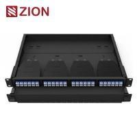 China 1U UHD MPO/MTP Patch Panel with 96F Fiber Count and Full Cover Fixed Design for Rack Mounting for sale