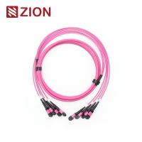 China 48F OM4 High-Density MPO Fiber Optic Trunk Cable for Data Center Applications for sale