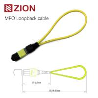 China 12 Fibers MPO Singlemode Fiber Optic Loopback Module for 40/100G Network Testing for sale
