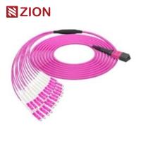 China 24 Fibers OM4 MPO-LC Harness Cable 2.0mm Straight for High-Density Data Centers for sale