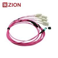 China 8 Fibers OM4 MPO-LC Harness Cable 2.0mm Straight for High-Density Data Centers for sale