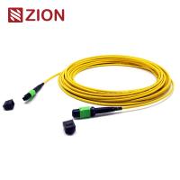 China 24 Fibers MPO Patch Cord Singlemode 3.0mm LSZH Custom Meters for High-Density Data Centers for sale