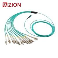 China 8 Fibers MPO-LC Harness Cable with OM3 Fiber and 2.0mm Straight Design for High-Density Data Centers for sale