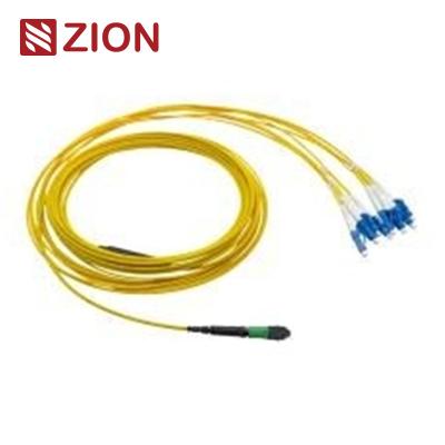 China 8 Fibers Single-Mode MPO-LC Harness Cable 2.0mm Straight for High-Density Data Centers for sale