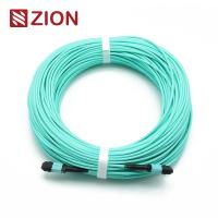 China MPO Patch Cord OM3 Multimode 24 Fibers with 3.0mm LSZH Jacket for High-Density Data Centers for sale