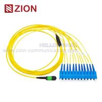 China G652D Fiber Unit LSZH Jacket MPO Patch Cord MPO to ST SC LC Fiber Jumper for High-Performance Data Transmission for sale