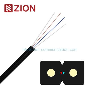 China Flat Type FTTH Self-Support Single Mode 1 2 4 Core Drop Cable 2.0x3.0 LSZH for sale