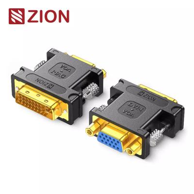 China DVI24+5 Male To VGA Female Adapter Seamless DVI To VGA Video Conversion For Display Connectivity for sale