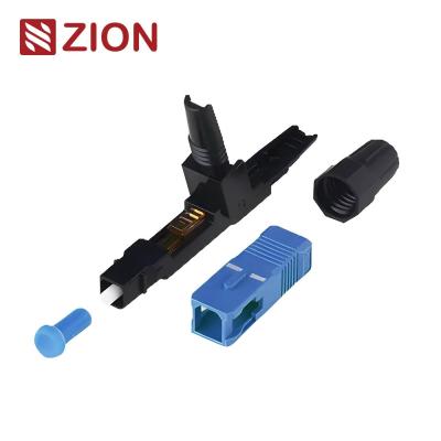 China ZCSC01-U60 SC UPC Fast Assembly Fiber Quick Connector for sale