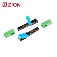 China SC APC Fast Assembly Connector with Long Life and High Installation Quality for Fiber Optic Systems for sale
