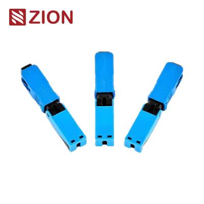 China ZCSC07-U50 SC UPC Fast Assembly Connector with High Installation Quality Reusable Embedded Fiber Optic Structure for FTTH for sale