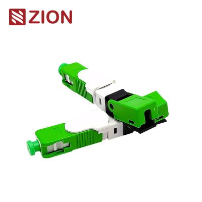 China ZCSC09-A50 SC APC Fast Assembly Reusable Fiber Optic Connector with High Installation Success Rate for sale