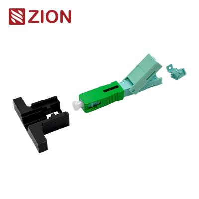 China SC APC Fast Assembly Connector for Harsh Environment with High Installation Quality and Reusable Design for sale