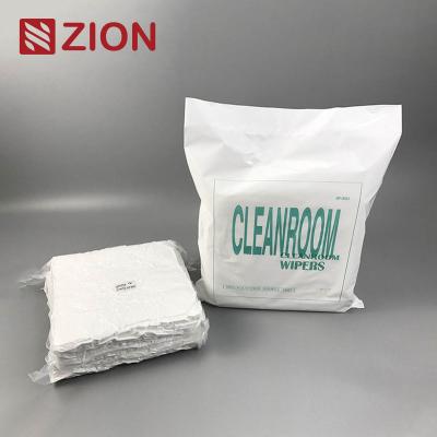 China 6*11cm Industrial Non-Woven Cleaning Wipes with 50% Woodpulp/50% PET and 530% Liquid Absorption for sale