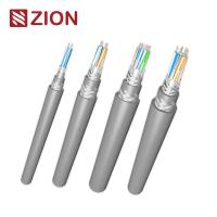 China 24AWG RS485 Industrial Cable with Foil + Braid Shield and 120Ω Impedance for High-EMI Environments for sale