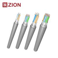 China 28AWG Stranded Tinned Copper Foil Shielded RS485/RS232 Communication Cable with 120Ω Impedance for Industrial Automation for sale