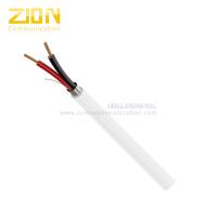 China Security Alarm Cable Shielded 2 Cores Stranded Copper Conductor for Access Control for sale