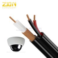 China RG59 / 18AWG / 2C Video Coaxial Cable / CCA Braid Siamese Cable For HDCVI , UL CE Listed for sale