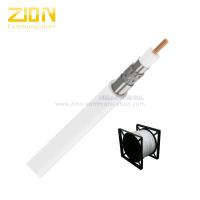 China Tri-Shield RG11 CATV Coaxial Cable with PE Jacket for Local Area Network Use for sale