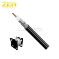 China Plenum RG11 Coaxial Cable 14 AWG CCS Conductor 60% AL Braiding CMP Rated PVC for sale