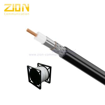 China Standard Shield Non-Plenum RG11 Coaxial Cable 14 AWG CCS with CMR Rated PVC for sale