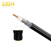 China 14 AWG RG11 Coaxial Cable with 60% AL Braiding CM Rated PVC for CATV System for sale