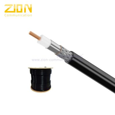 China 14 AWG RG11 Coaxial Cable with 60% AL Braiding CM Rated PVC for CATV System for sale