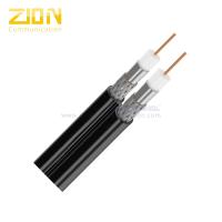 China Dual RG6 Quad-Shield Coaxial Cable with 18 AWG CCS Conductor and CMR Rated for CATV MATV Systems for sale