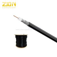China Economy RG6 CATV Coaxial Cable 18 AWG CCS 40% AL Braid for Satellite TV for sale