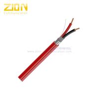 China FPL Shielded Fire Alarm Cable 18 AWG 2 Core Non-Plenum PVC for Smoke Detectors for sale