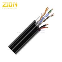 China Outdoor CAT5E Network Cable With Messenger and Bare Copper for Enhanced Durability for sale