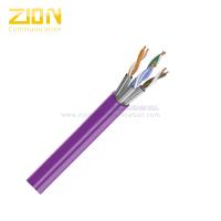 China U/FTP CAT 6A Network Cable with LSZH Jacket 23 AWG Bare Copper and 500MHz Bandwidth for High-Speed Data Transmission for sale