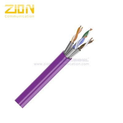 China U/FTP CAT 6A Network Cable with LSZH Jacket 23 AWG Bare Copper and 500MHz Bandwidth for High-Speed Data Transmission for sale