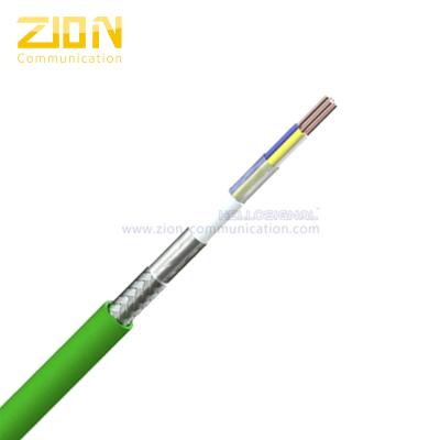 China Industrial Ethernet Fields Profinet Cable With AL / Mylar Screen And TC Braid for sale