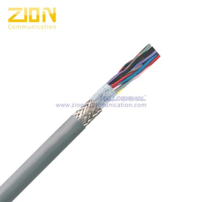 China PUR Jacket Shielded Industrial Control Cable with Stranded Bare Copper Wire for Sensor and Actuator Applications for sale